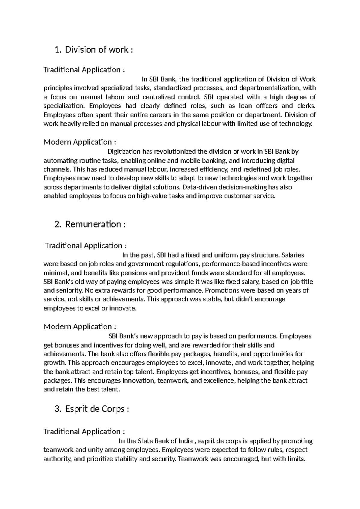 Division of work - I need practice material - 1. Division of work ...