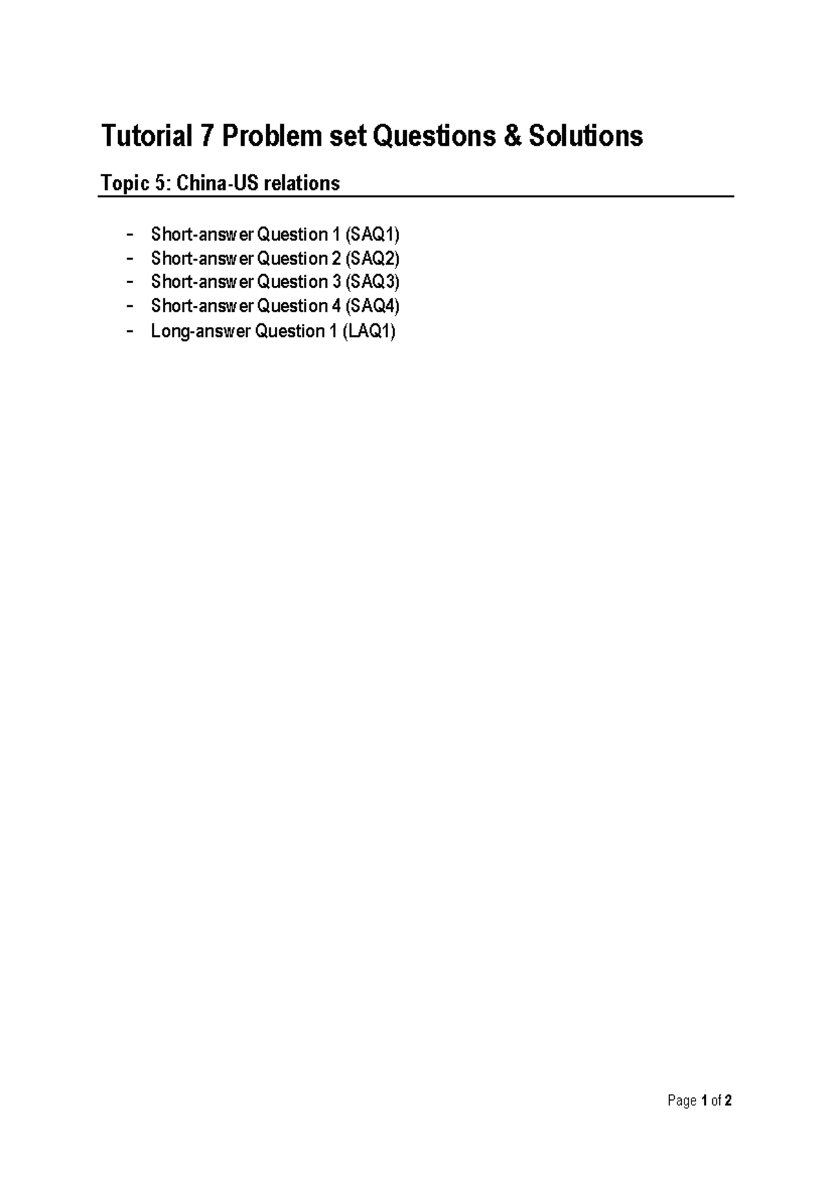 Tutorial 7 - Questions - 1111 - ACF1100 - Page 1 of 2 Tutorial 7 ...