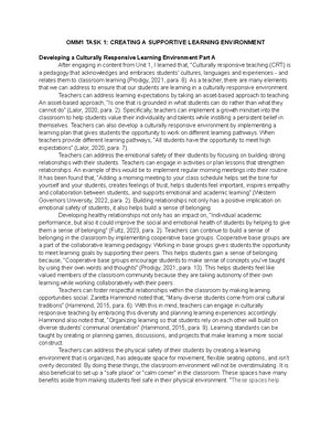 OOM1 TASK 1 revision 3 - Task 2 - OOM1 TASK 1: COLLABORATING WITH TEAM MEMBERS TO IMPROVE ...