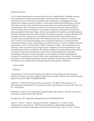 Stephanie essay on facebook - Stephanie As of September 30, 2013 ...