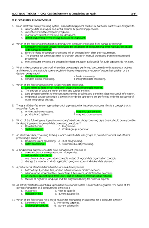 AFAR'Assignment 2 Answer KEY - NAME: Date: Professor: Section: Score ...