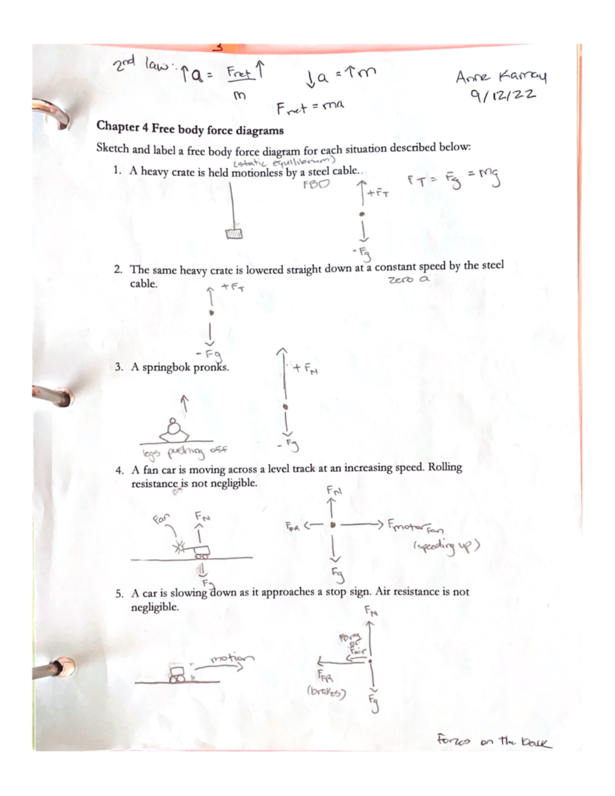 PHYS 1 Unit 2 (Ch 4-6) - PHYS 1111 - Studocu
