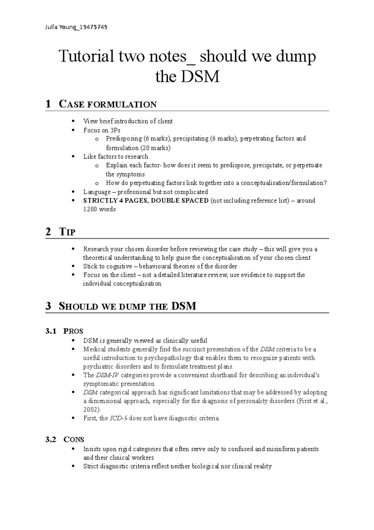 Week two notes on stuff - Julia Young_ Tutorial two notes_ should we ...