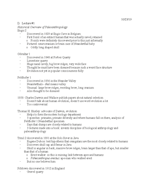 Intro to Human Evolution Syllabus - L48 150A Introduction to Human ...