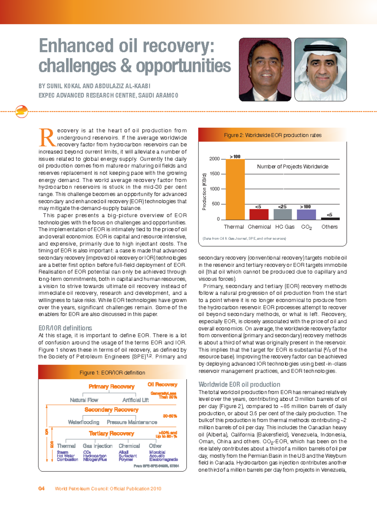 Publication 00466 - EOR - R ecovery is at the heart of oil production ...