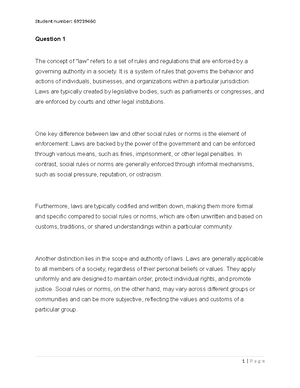 IQTT5111Ea THE - Past paper for introduction to quantitative thinking techniques - MODULE NAME ...
