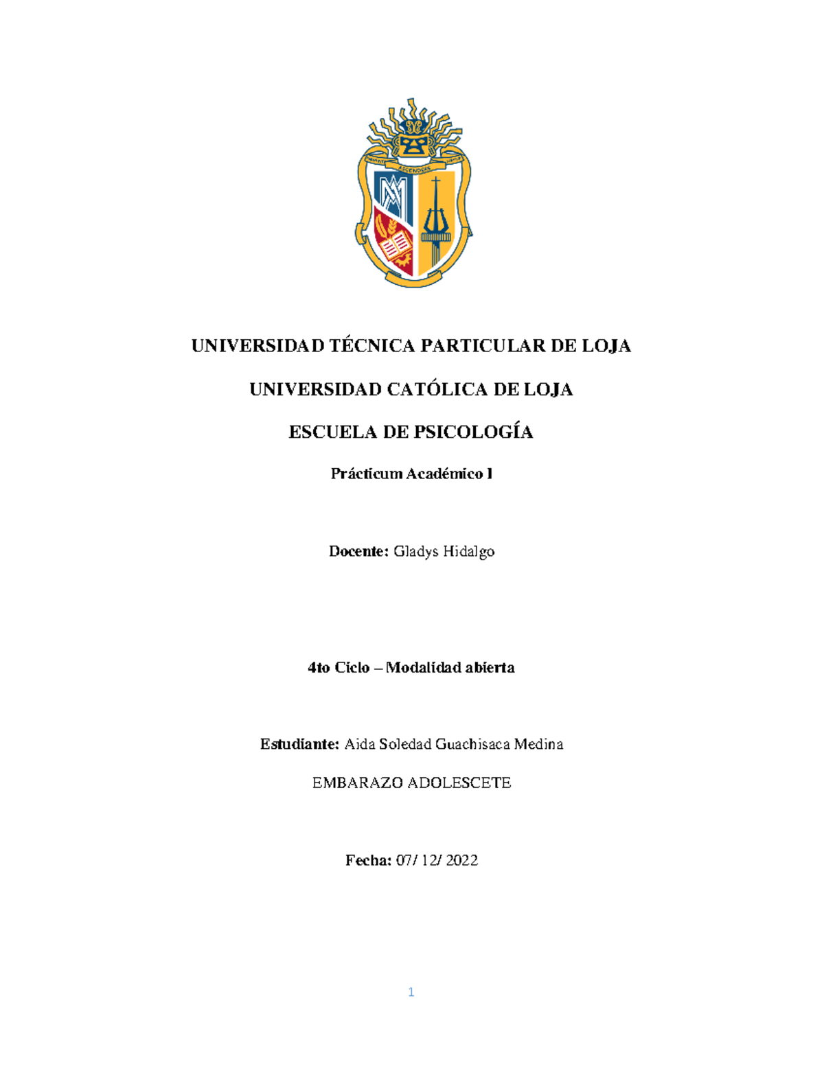 Factores Sociales UTPL - UNIVERSIDAD TÉCNICA PARTICULAR DE LOJA ...