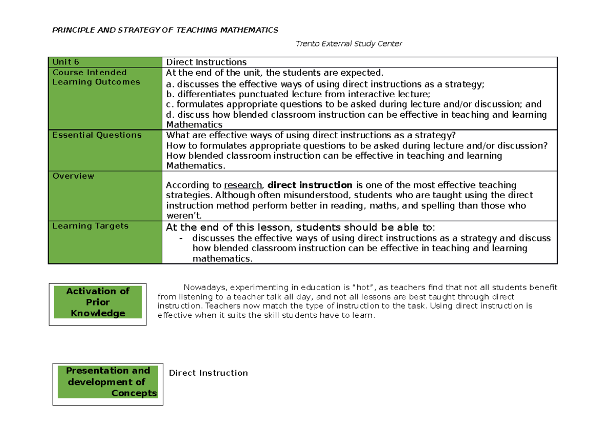 MATH 18 CLP 2 Unit 6 to send - Trento External Study Center Unit 6 ...