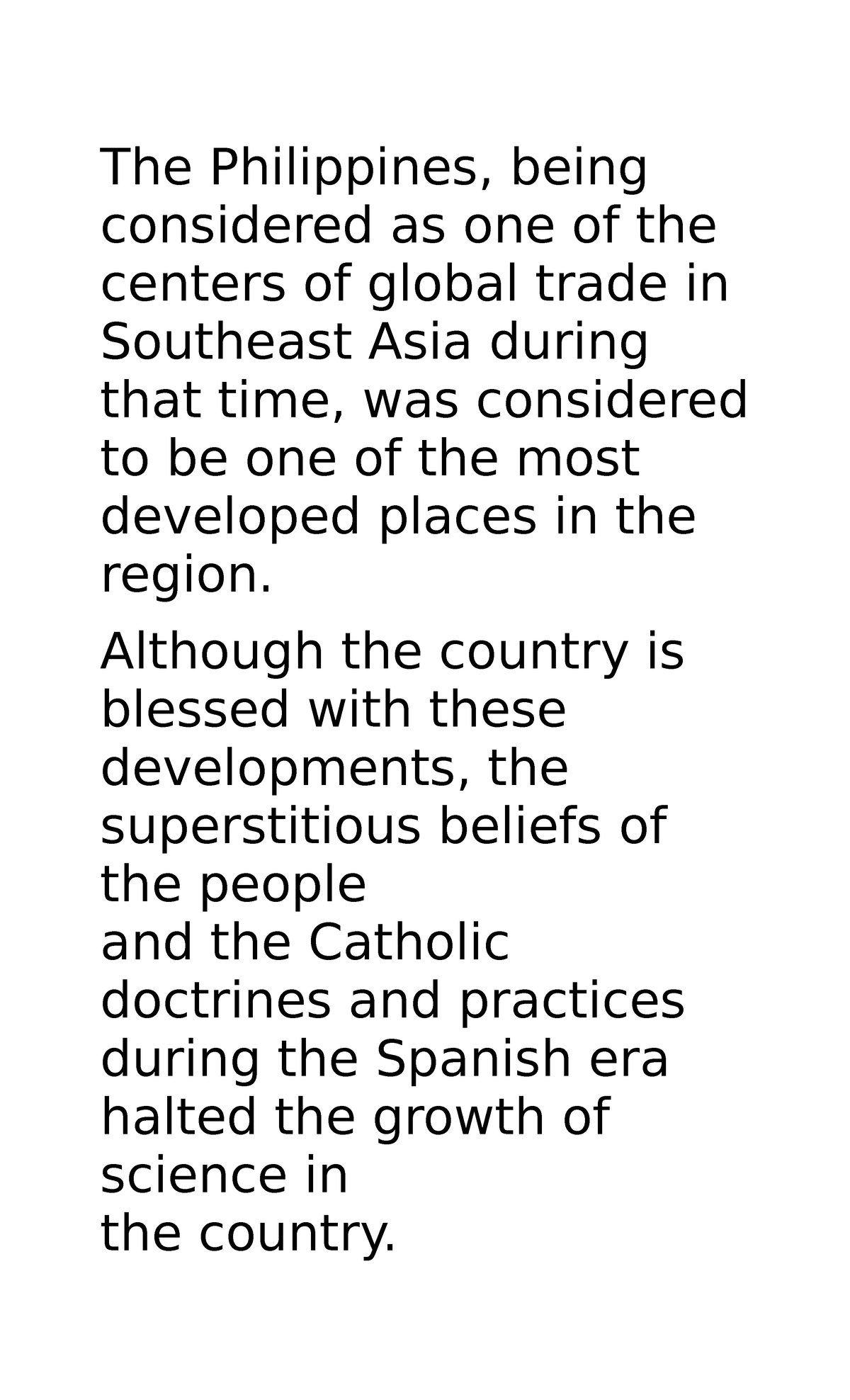 Science and technology and nation building - The Philippines, being ...