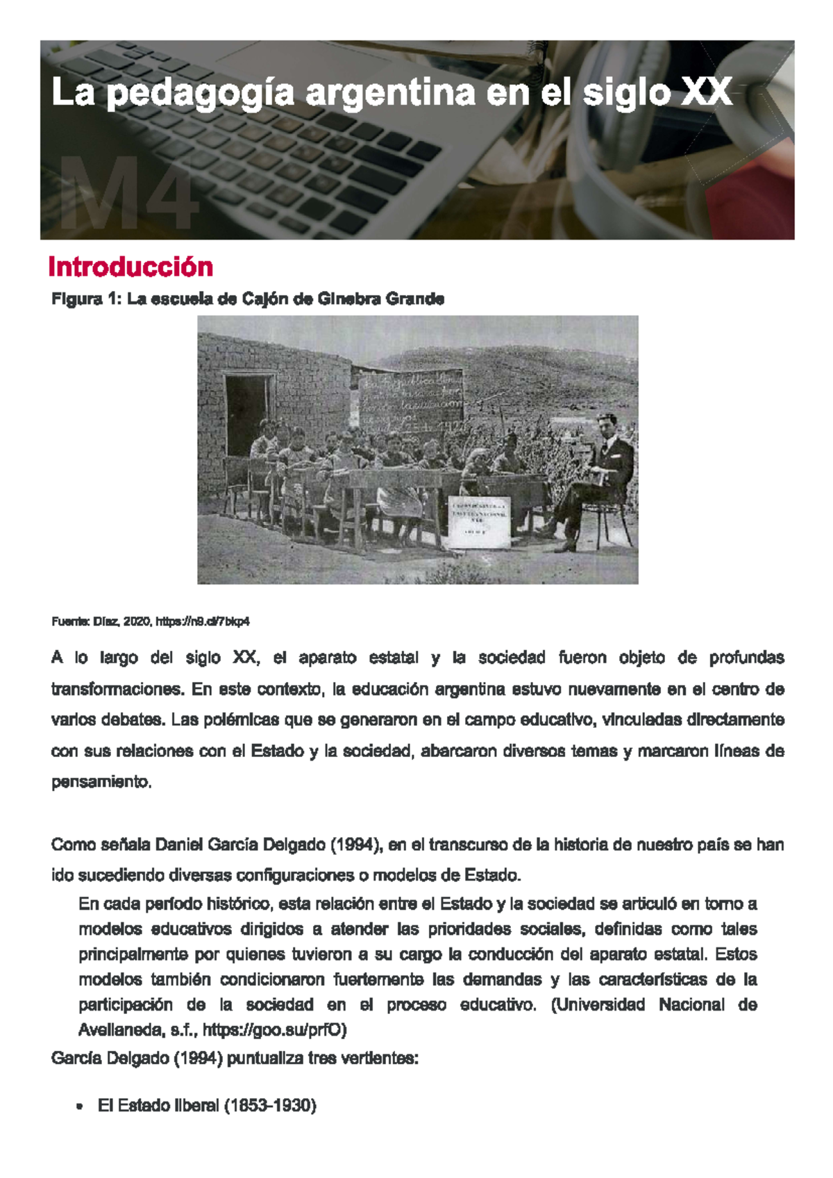 Modulo 4lectura 1 - material de campo - La pedagogía argentina en el ...
