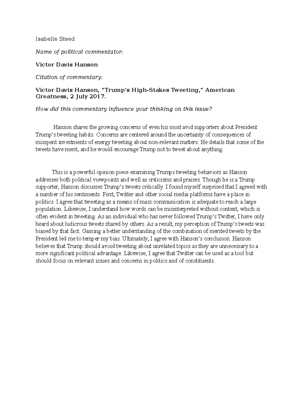 Partisan Paragraph 3 - A HTG 100 - BYU - Studocu