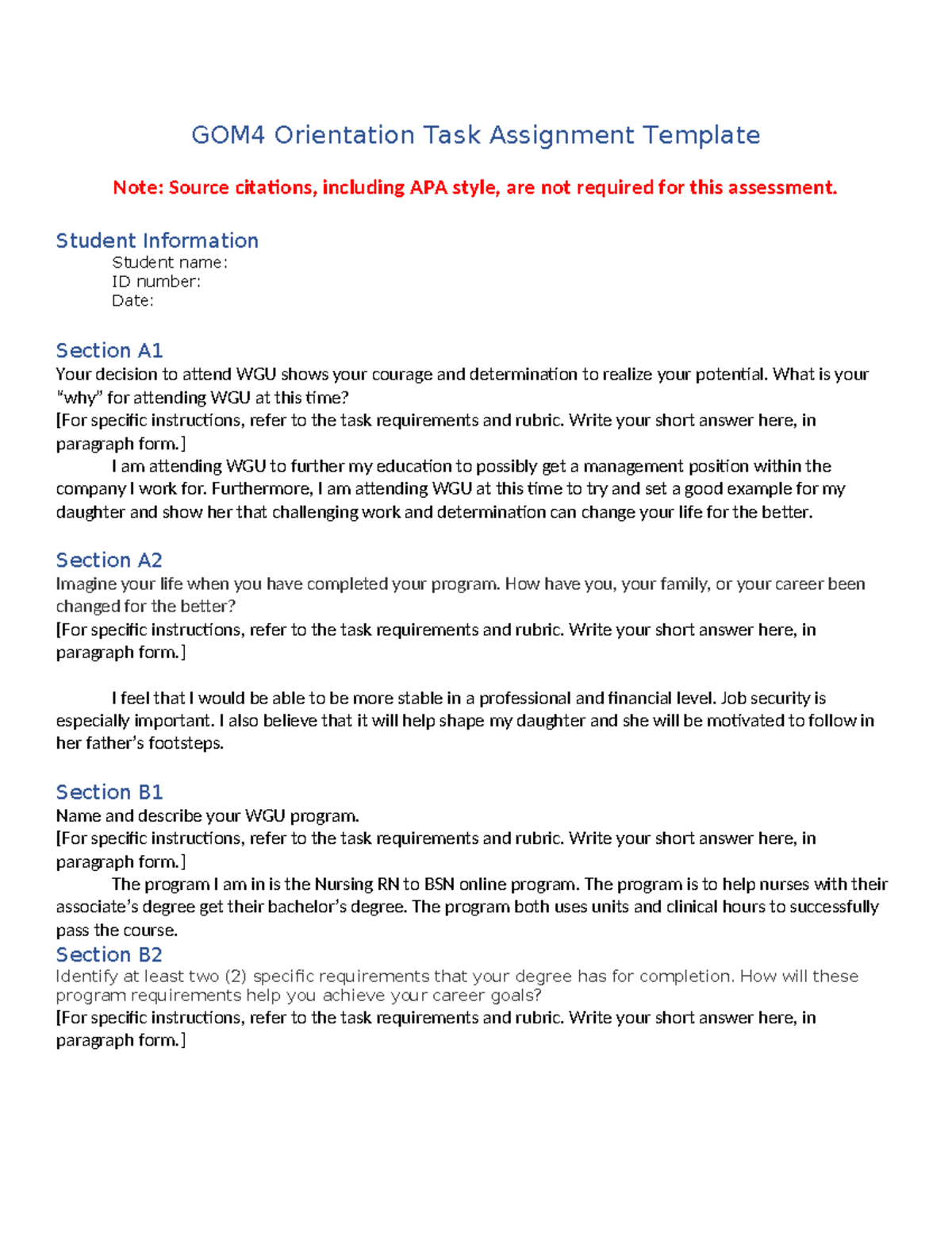 Upload Orientation Task - GOM4 Orientation Task Assignment Template Note: Source citations ...