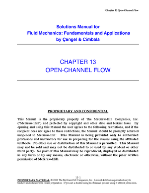 Chap2 Fluid machines - Lecture notes 2 - Chapter 2: Fluid Machines 2 ...