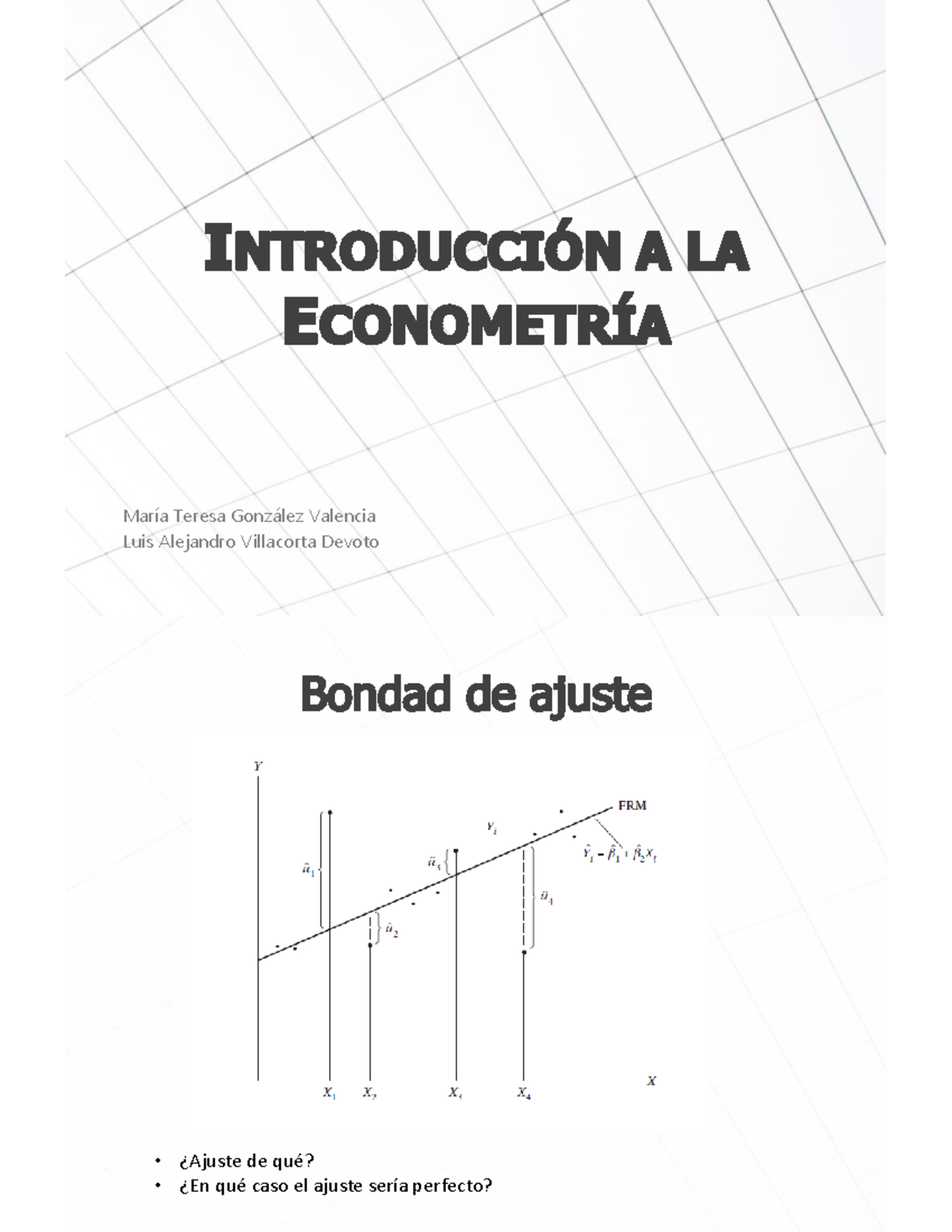 Introducción A LA Econometría 2 - MarÌa Teresa Gonz·lez Valencia Luis ...