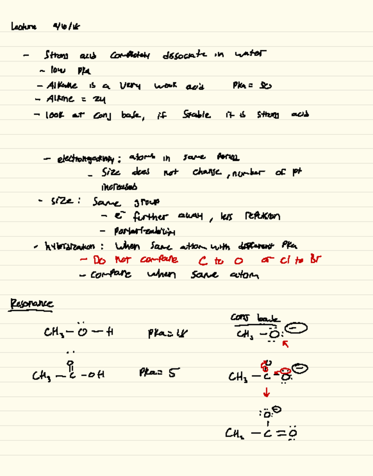 Section 7 - Bandik - Lecture 9/10/ Strong acid Completely dissociate in ...
