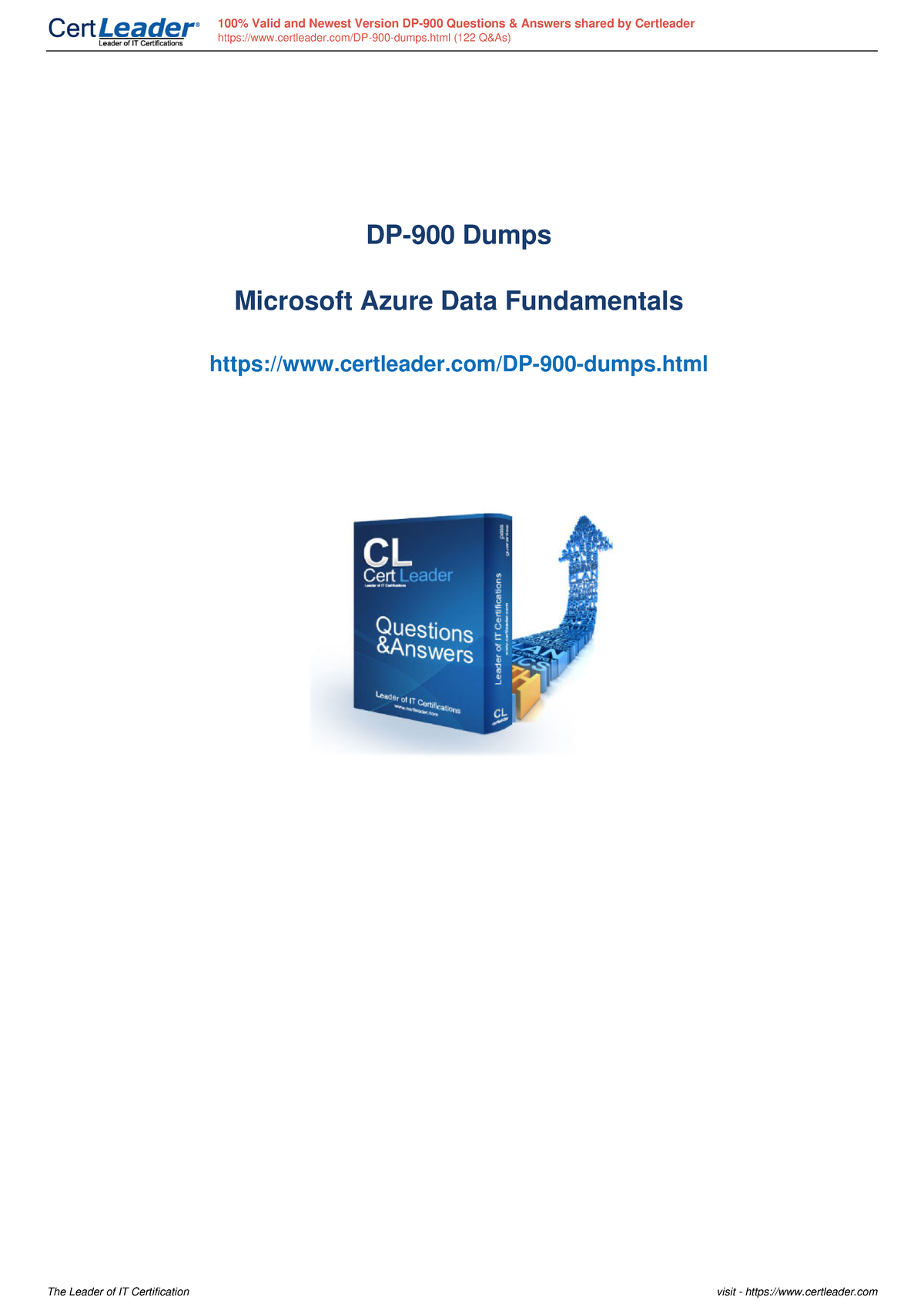 Pdfcoffee - Tutorial Cloud - certleader/DP-900-dumps (122 Q&As) DP-900 Dumps Microsoft Azure ...