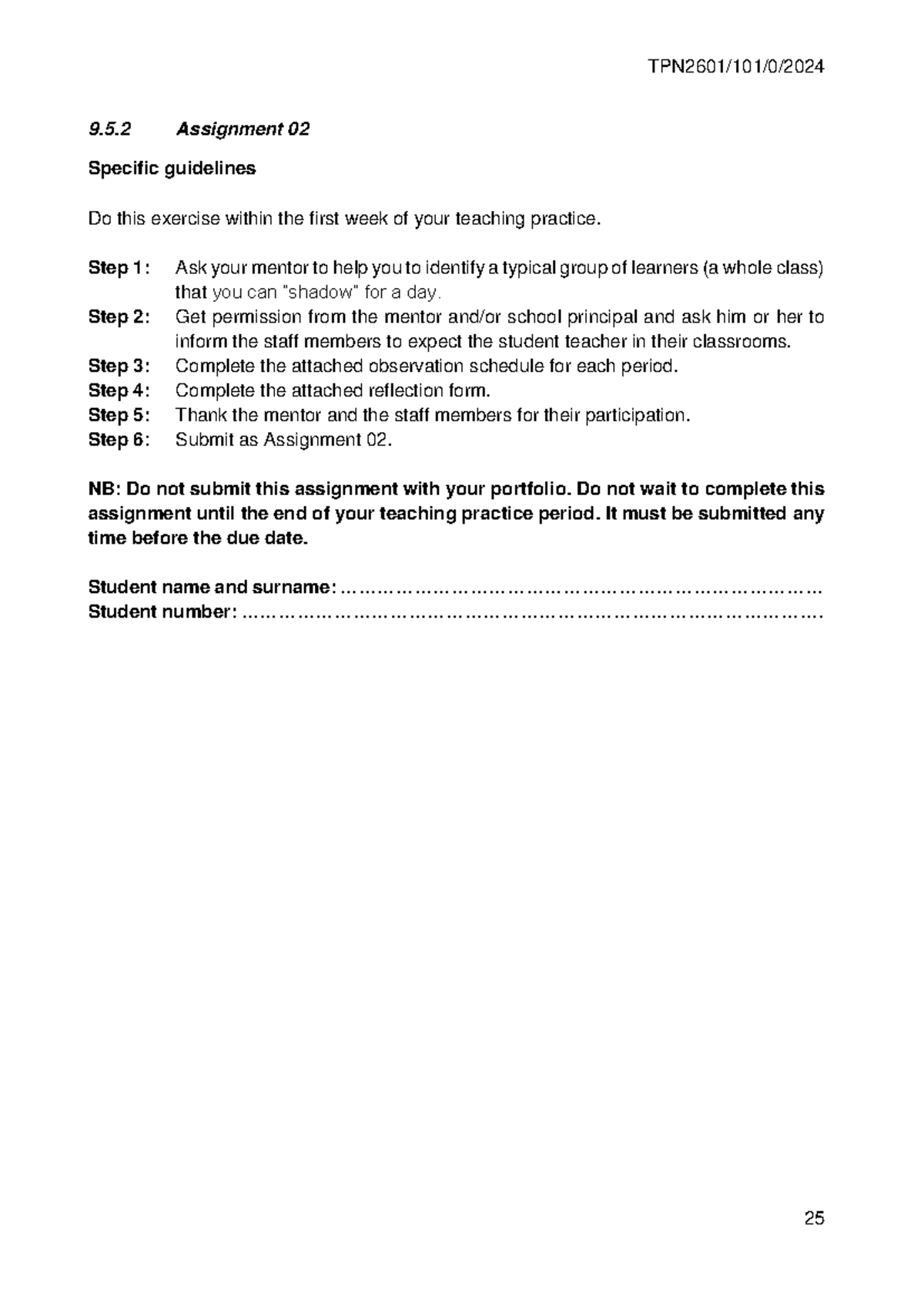 Tutorial letter 101 (Assignment 02) (2)-pages(1) - TPN2601/101/0/ 2 ...