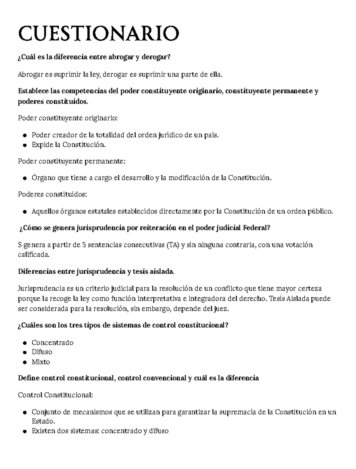Cuestionario conceptos básicos - Cuestionario ¿Cuál es la diferencia ...