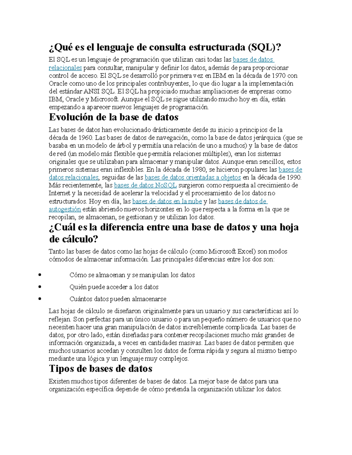 Qué es el lenguaje de consulta estructurada,SQL es un lenguaje ...