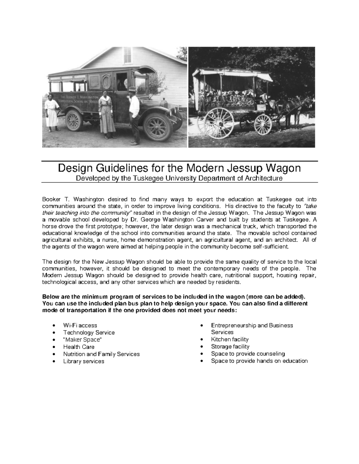 Design Guidelines 4Wagon - Design Guidelines for the Modern Jessup ...