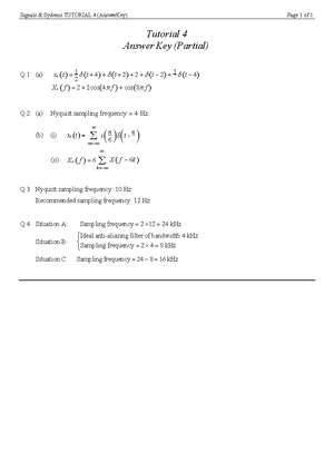 2023 systems cheat sheet - EE2023 - POLE ZERO - Studocu