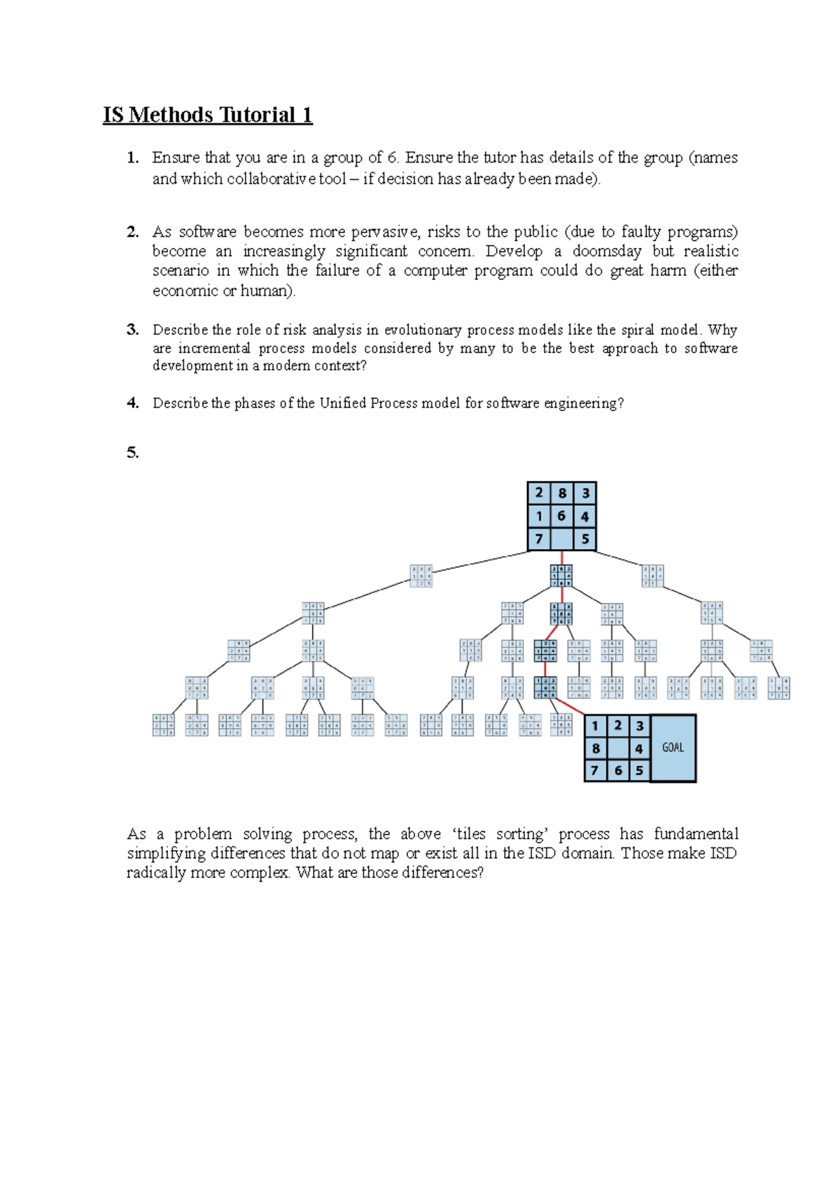 Tute 1 2021 - IS Methods Tutorial 1 1. Ensure that you are in a group ...