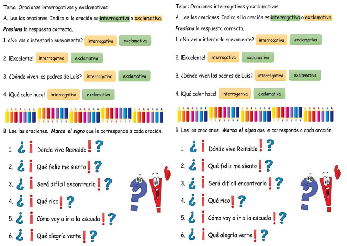 Tipos de oracion ¿¡ - Tema: Oraciones interrogativas y exclamativas ...