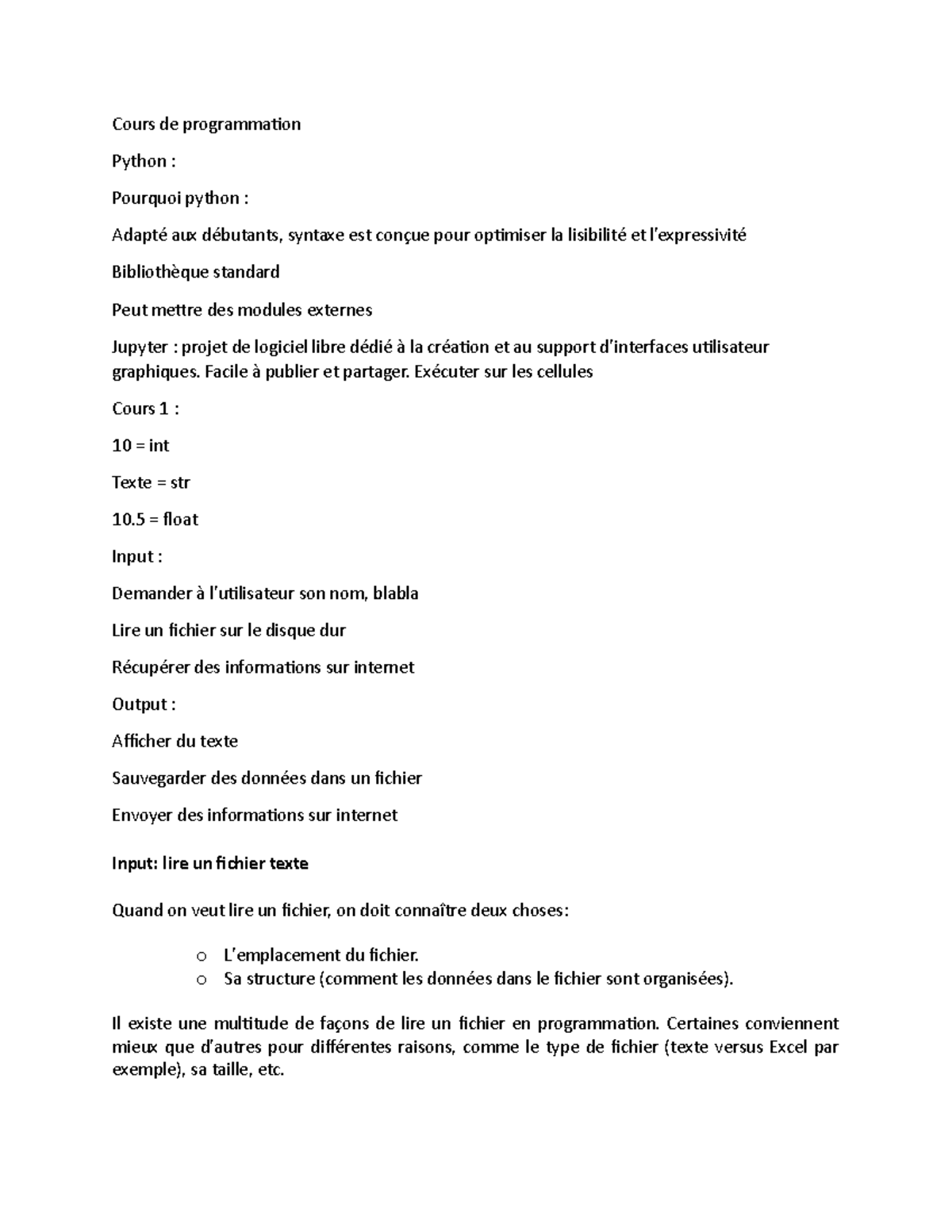Cours de programmation - Cours de programmation Python : Pourquoi ...
