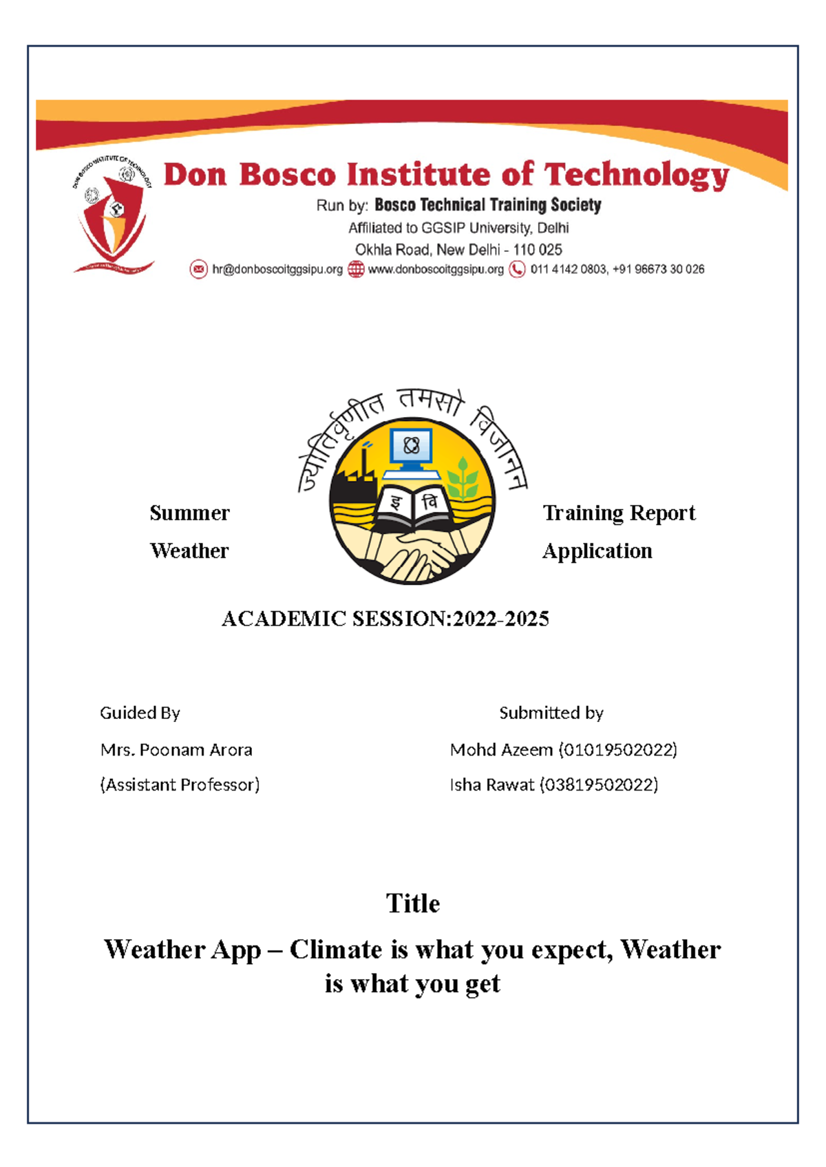 (STR)synopsis - this is the correct format of synopsis of minor project ...