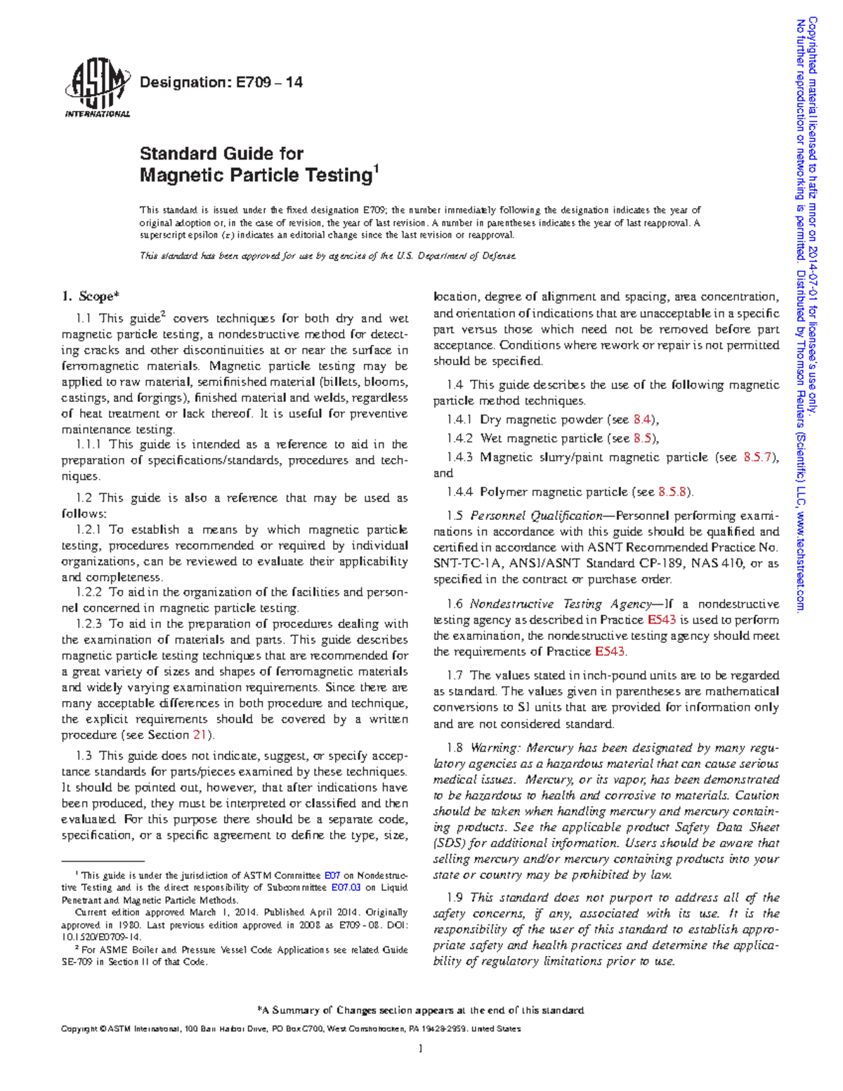 ASTM E709-14 - Guide - Designation: E709 − 14 Standard Guide for ...