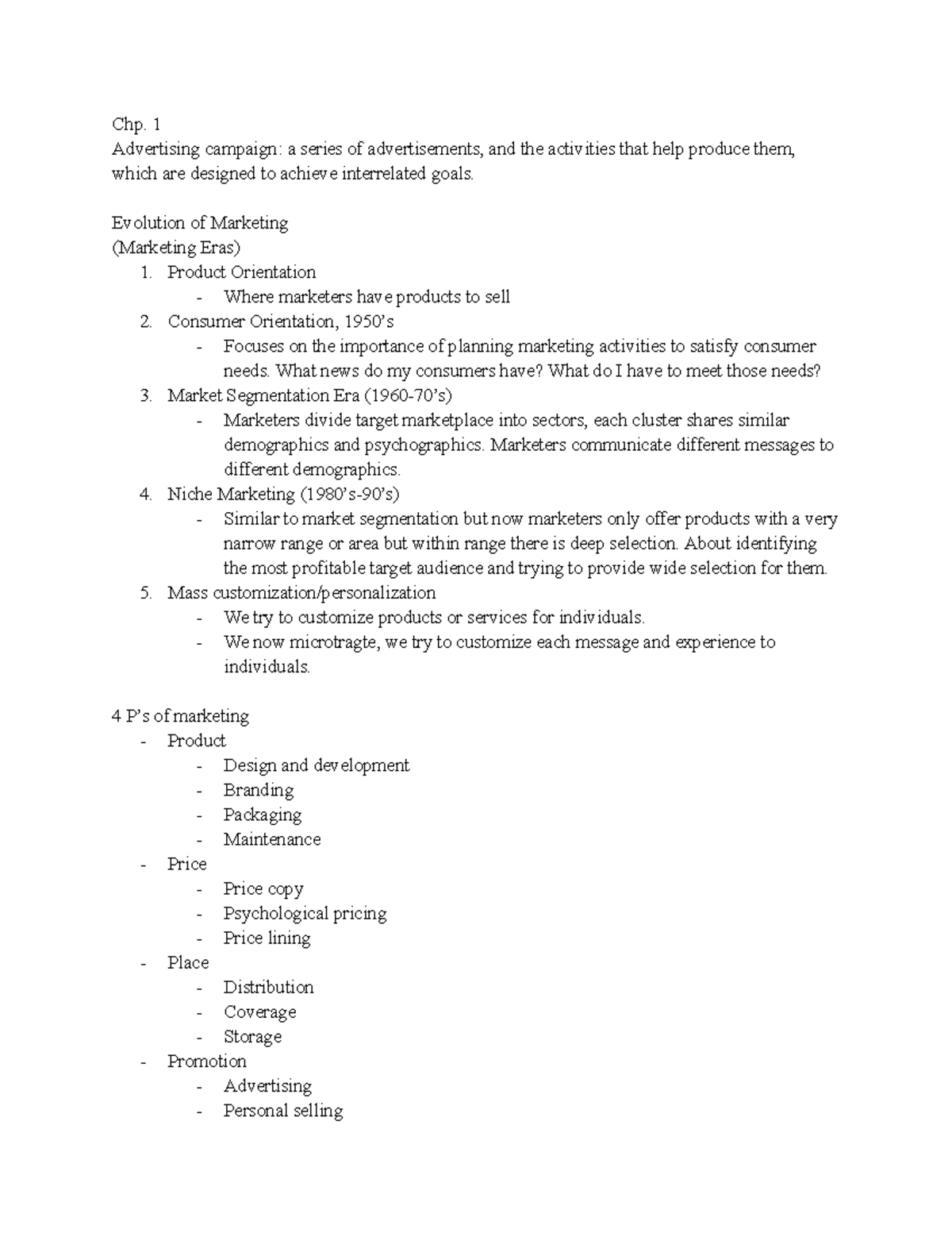 ADPR 151 Unit 1 - Lecture notes for unit 1 of ADPR 151. - Chp. 1 ...