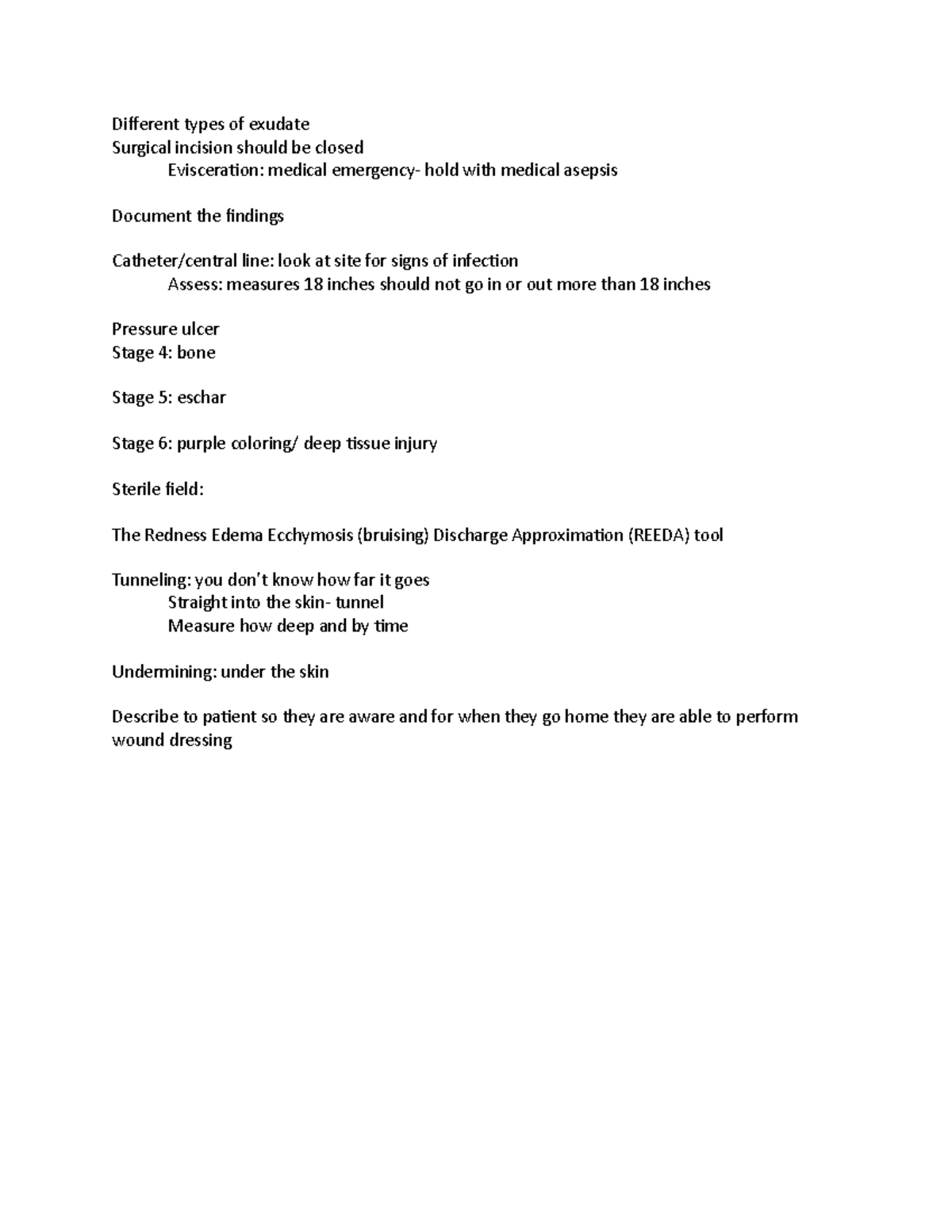 Different types of exudate - Different types of exudateSurgical ...