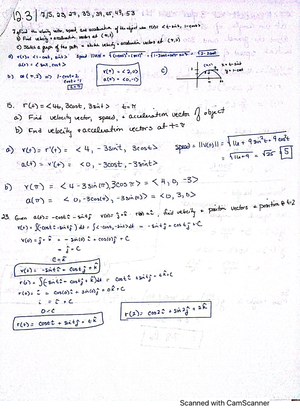 Calculus 3 12.1 notes - Math260 - Studocu