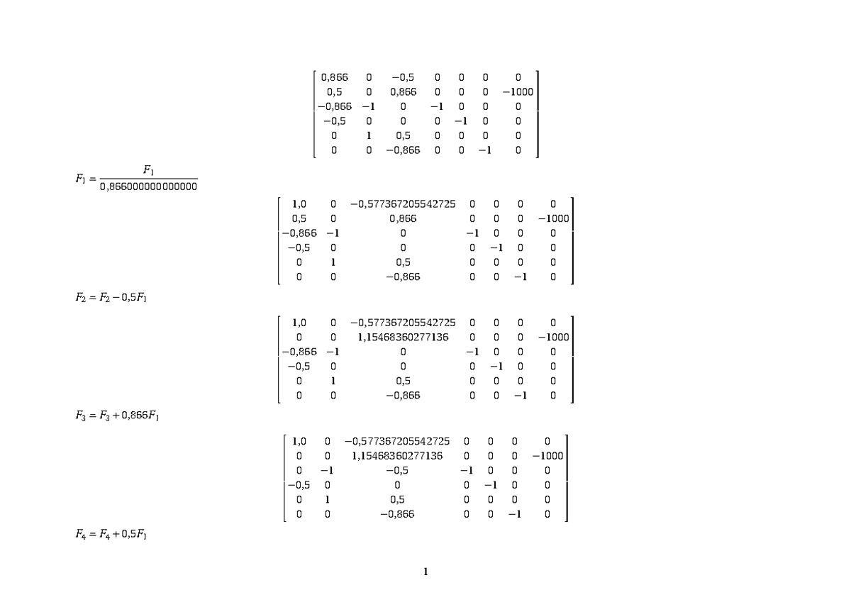 El Gauss - algebra lineal - ####### −1 - Studocu