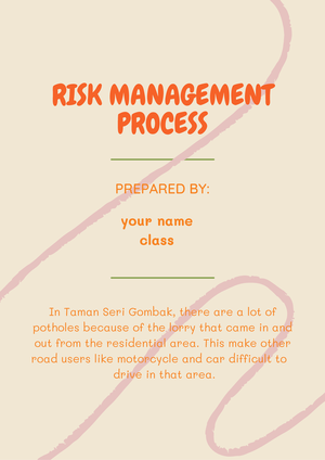 Assigment ins200 - RISK AND INSURANCE INS PREPARED BY: MOHAMAD SYAHIR ...