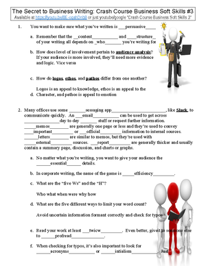 Crash Course Business Soft Skills - Why You Need Trust to Do Business ...