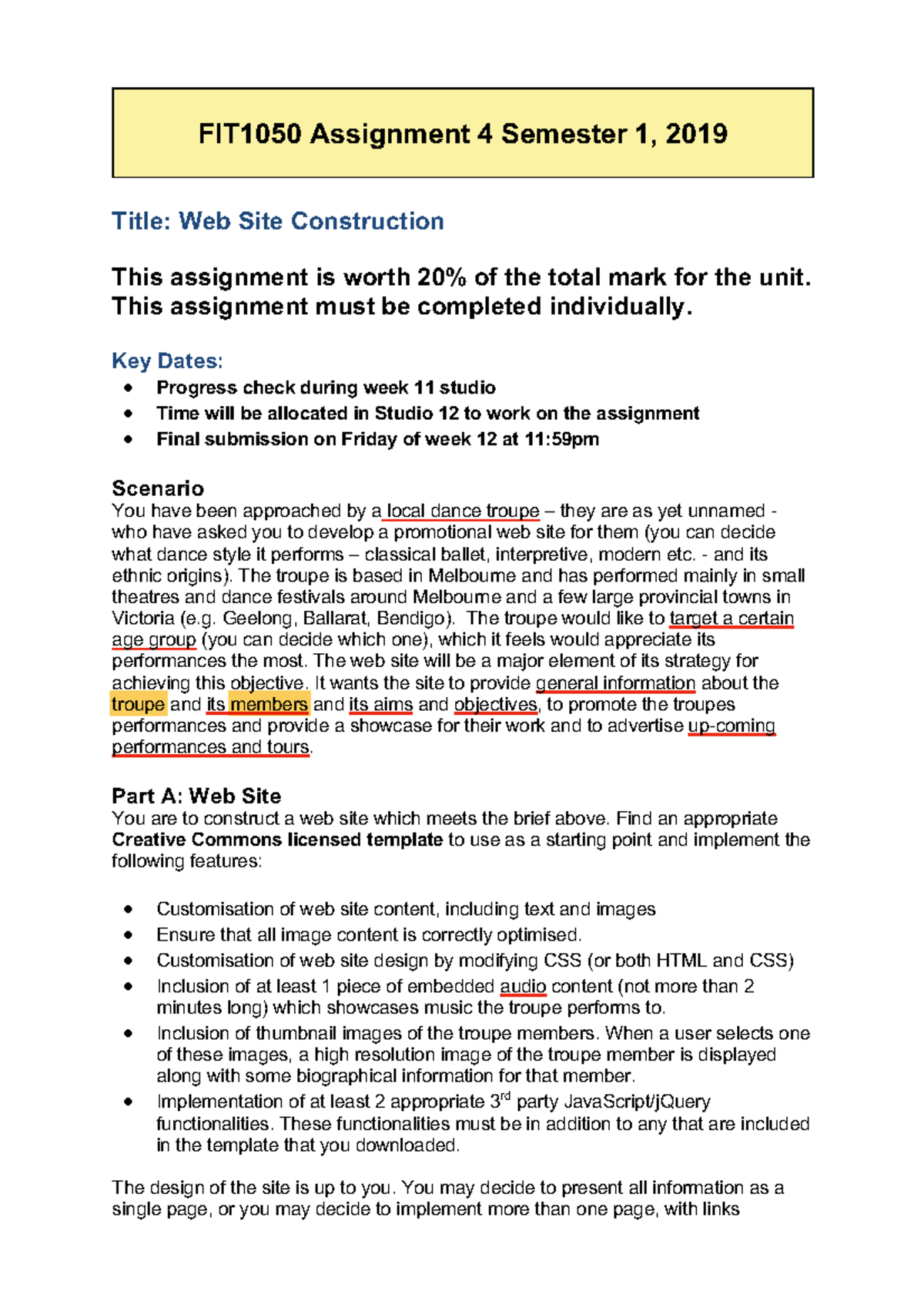 Assignment 4 - This assignment must be completed individually. Key ...