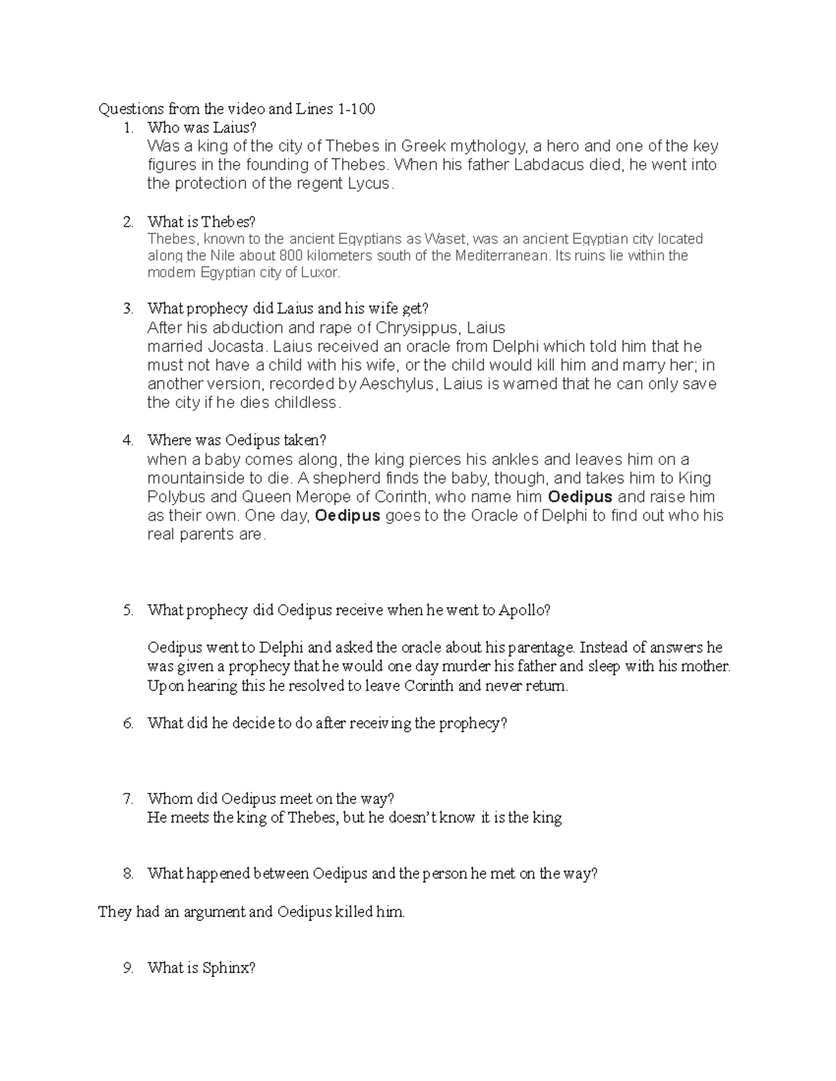 King Polybus And Queen Merope