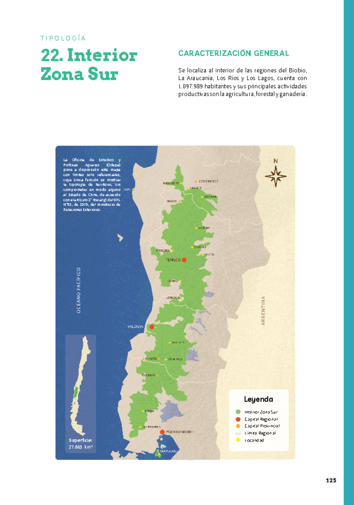 Atlas Rural de Chile Macrozona Zona Sur 22 - La Oficina de Estudios y ...