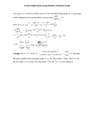 Mass parabolas and beta Decay Stability - - Decay Stability Prediction ...