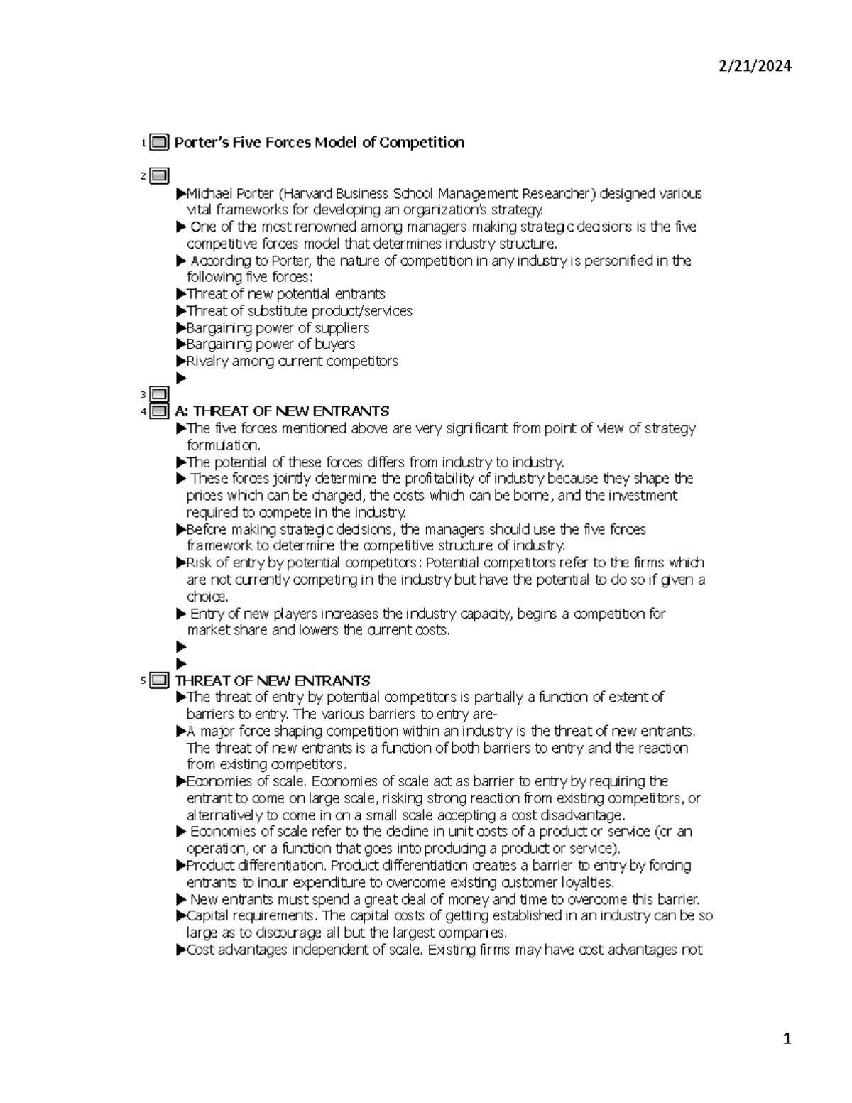3 porters model - Porter’s Five Forces Model of Competition Michael ...