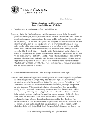 T5-Martin Luther and the Protestant Reformation Worksheet - Name ...