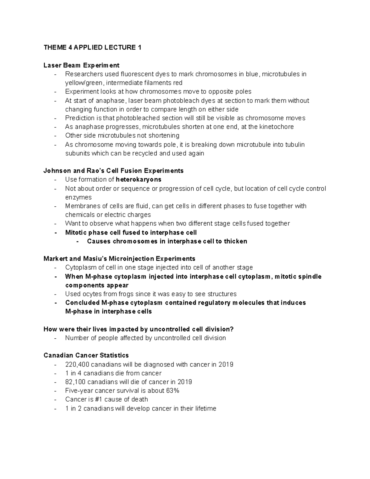 Applied Lecture Notes Theme 4 and Theme 5 - THEME 4 APPLIED LECTURE 1 ...