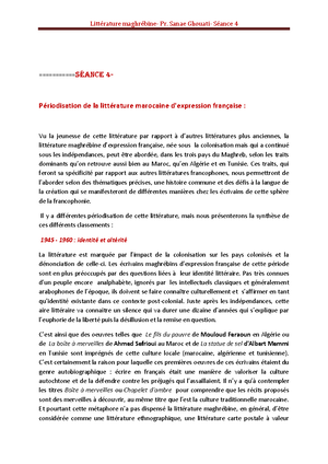 EF S5 Analyse du discours Cours Séance N°1 - ANALYSE DU DISCOURS Plan A ...