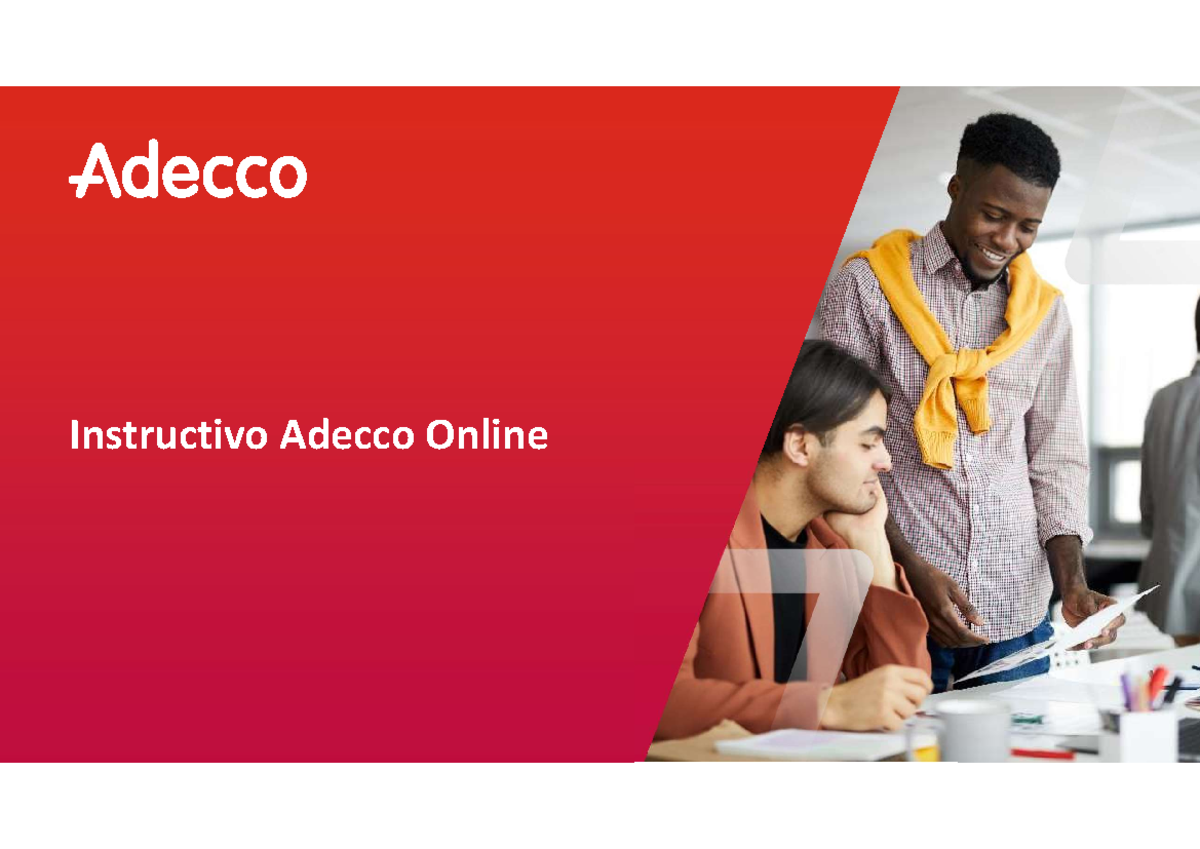 Presentacion AO Perú - Instructivo Adecco Online Adecco online es una herramienta tecnológica ...