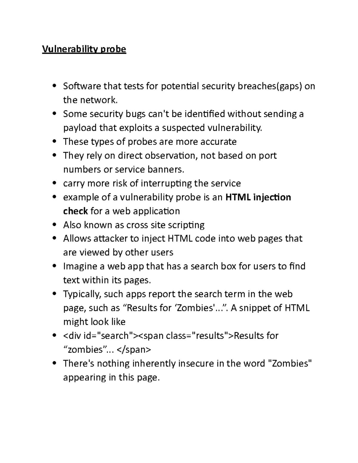 Vuln Probe Vulnerability Probe Software That Tests For Potential 7908