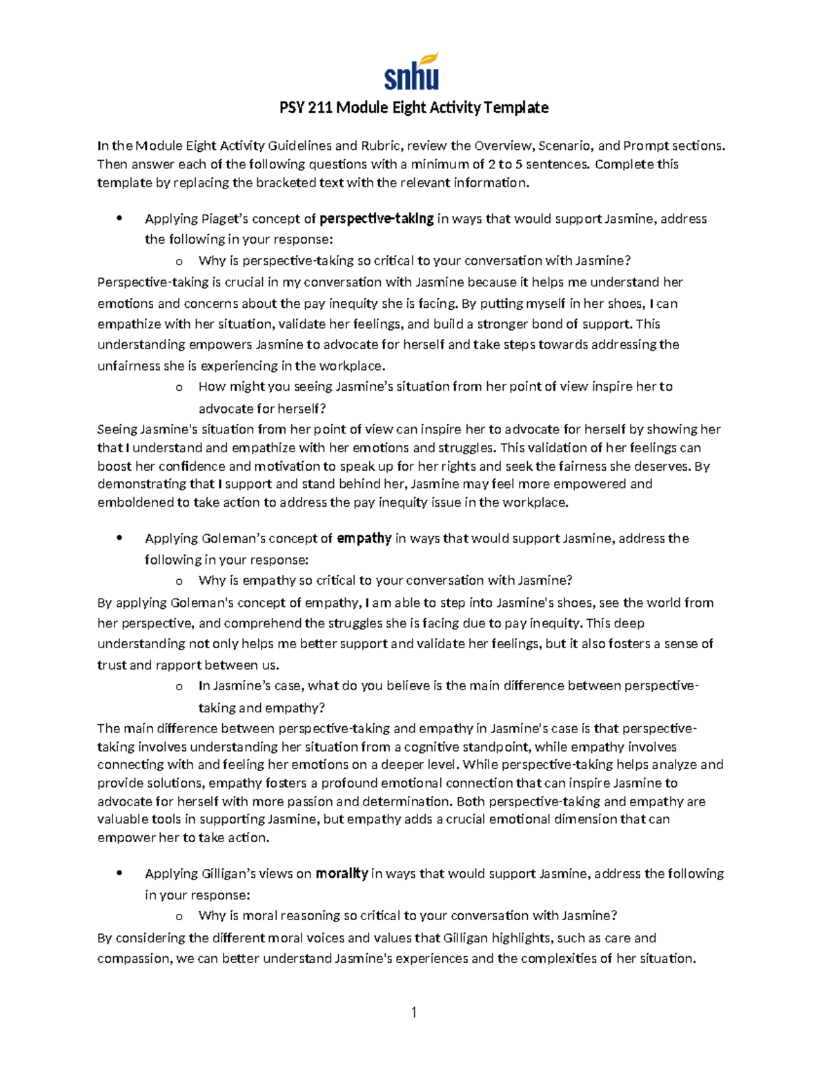 3.3.24PSY 211 Module Eight Activity Template - PSY 211 Module Eight ...