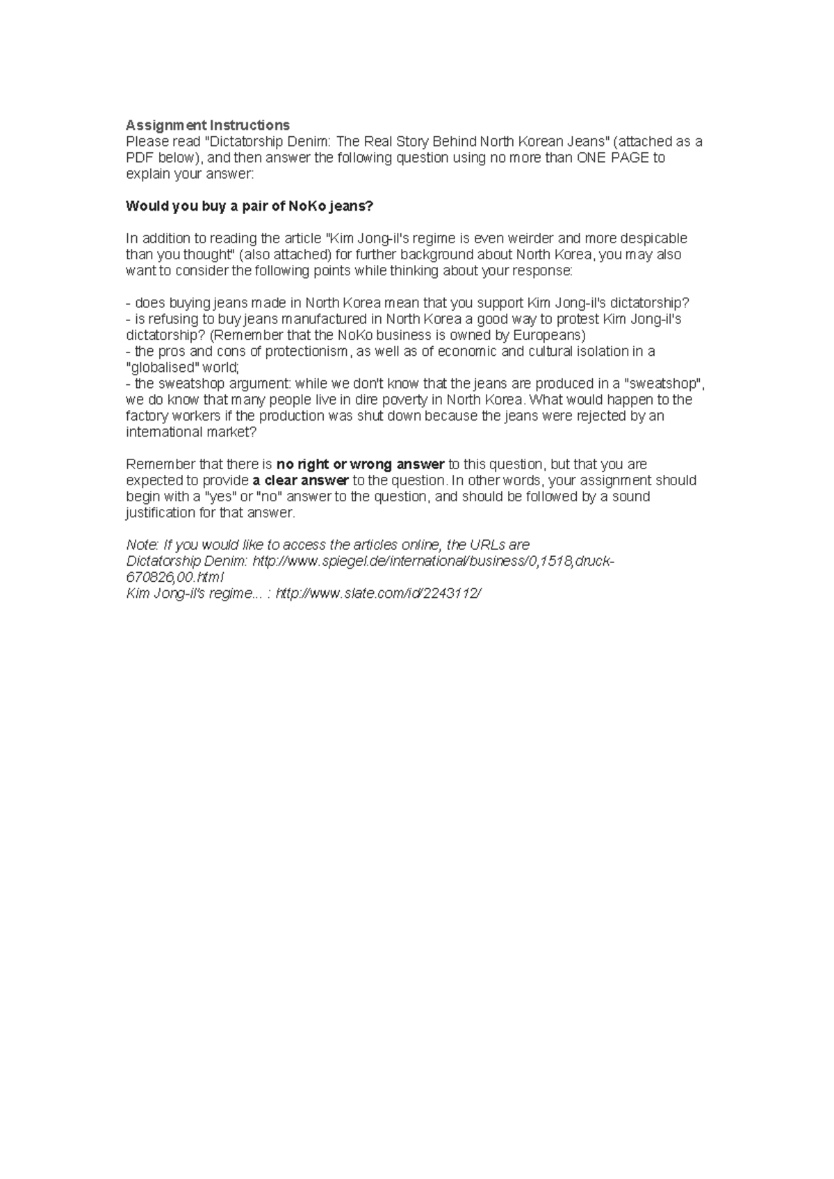 Example OF TUT Question - Assignment Instructions Please read ...