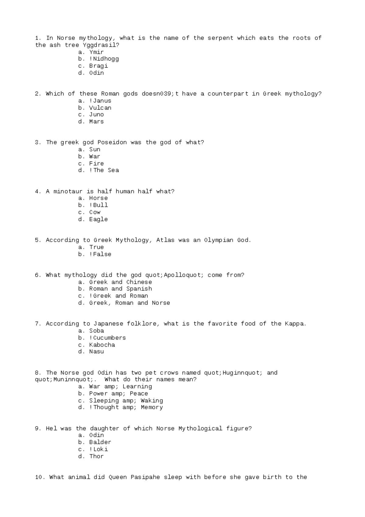 FIN305-demo-8 - cfgvb - In Norse mythology, what is the name of the ...