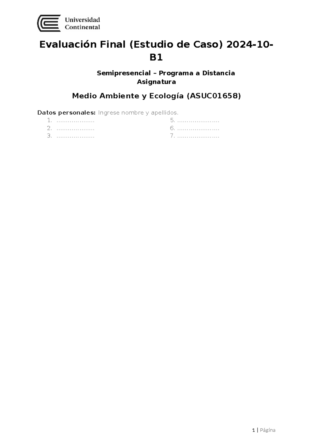 Evaluación POR Competencias 2024-10 - Evaluación Final (Estudio de Caso) 2024-10- B ...
